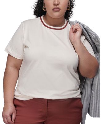 Click here for Wildfang Plus The Everyday Ringer Tee prices