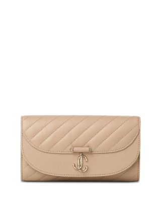 Click here for Jimmy Choo Avenue Curve Leather Wallet on Chain prices