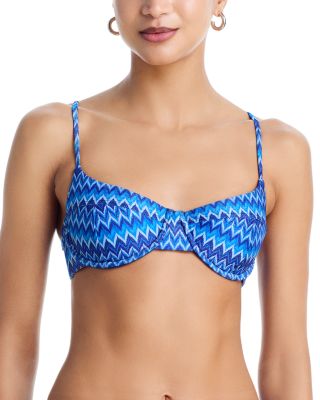 Click here for Ramy Brook Wave Mona Bikini Top prices