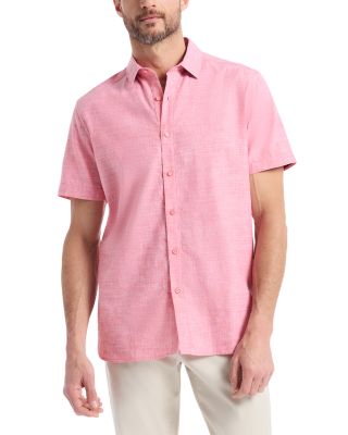 Click here for Robert Graham Sutton Coral Textured Woven Shirt prices