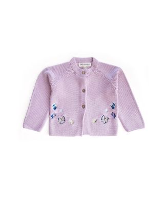 Click here for Timo & Violet Girls Embroidered Butterfly Knit Car... prices