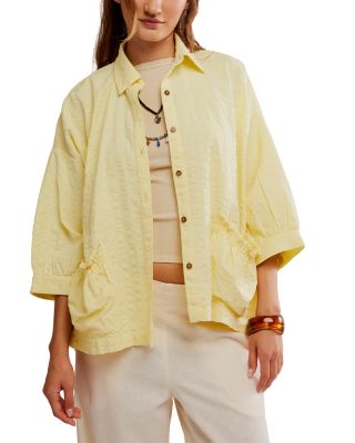 Click here for Free People Just Like Me Seersucker Shirt prices