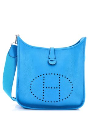 Click here for Pre-Owned HERMES Pm Evelyne Bag Gen Iii Clemence prices