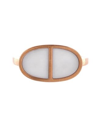 Click here for Pre-Owned HERMES Small Chaine dAncre Verso Ring 18... prices