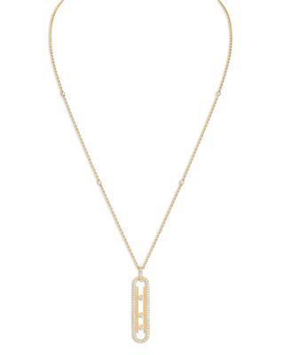 Click here for Messika 18K Yellow Gold Move 10th Diamond Link Pen... prices