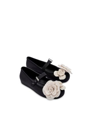 Click here for Mini Melissa Girls Soft Petals Ballet Flats - Litt... prices