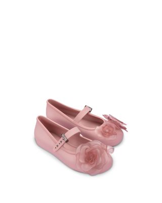 Click here for Mini Melissa Girls Soft Petals Ballet Flats - Litt... prices