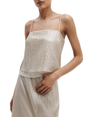 Click here for rag & bone Suki Crinkled Organza Cami prices