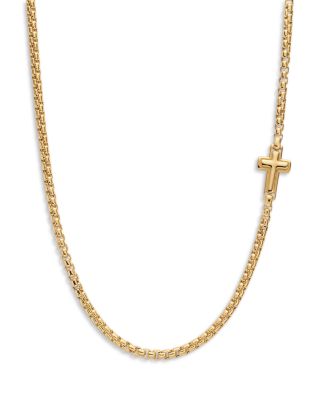 Click here for David Yurman Cross Station Necklace in 18K Yellow... prices
