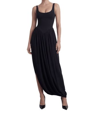 Click here for Heiress Beverly Hills The Sculpt Drape Maxi Dress prices