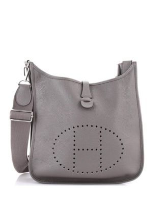 Click here for Pre-Owned HERMES Pm Evelyne Bag Gen Iii Clemence prices