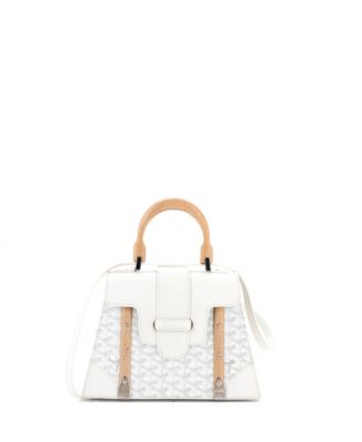 Click here for Pre-Owned Goyard Pm Saigon Top Handle Bag Coated C... prices