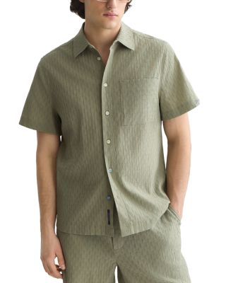 Click here for Scotch & Soda Jacquard Seersucker Regular Fit Shor... prices