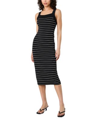 Click here for French Connection Bodycon Cross Back Midi Dress prices