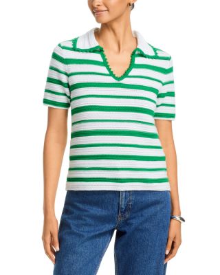 Click here for T Tahari Collared Split V Neck Top prices