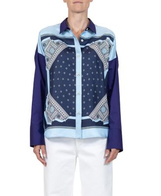 Click here for Callas Milano Sirene Scarf Front Shirt prices