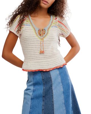 Click here for Free People Friendship Pointelle Pullover prices