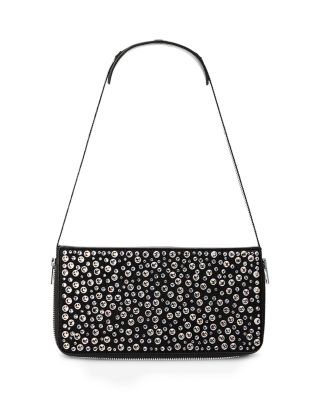 Click here for alexanderwang Siren Embellished Leather Pouchette prices