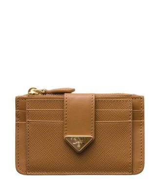 Click here for Prada Saffiano And Smooth Leather Card Holder prices
