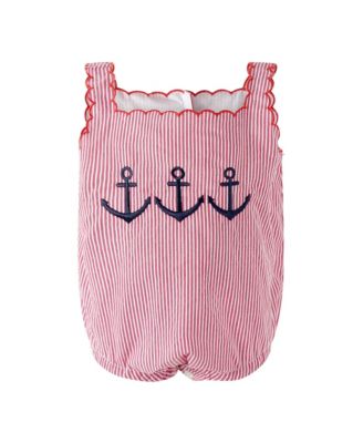 Click here for Rachel Riley Girls Anchor Embroidered Bubble - Bab... prices