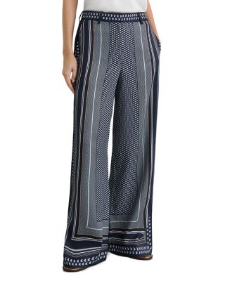 Click here for Reiss Petite Anna Wide Leg Printed Trousers prices