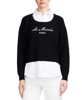 Click here for Elle Collection Le Marais Twofer Sweater prices