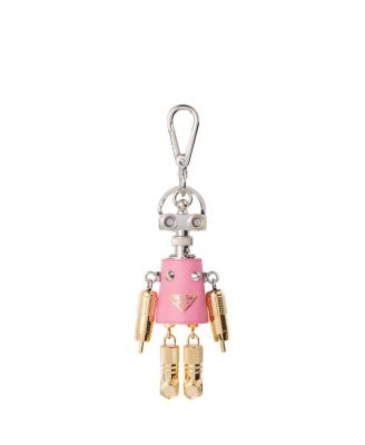 Click here for Prada Robot Saffiano Leather Key Ring Charm prices