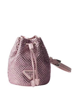 Click here for Prada Mini Icon Satin And Crystals Keychain Charm prices