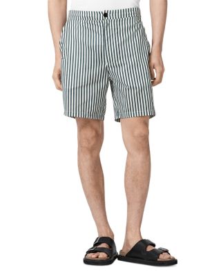 Click here for Allsaints Chopin Straight Fit 6.3 Stripe Shorts prices