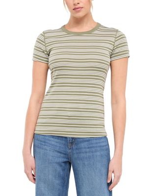 Click here for Three Dots Cotton Short Sleeve Crewneck Tee prices
