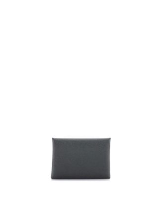 Click here for Pre-Owned HERMES Calvi Duo Card Holder Epsom prices