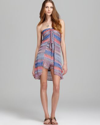 Alexis Romper - Tie Front Strapless | Bloomingdale's