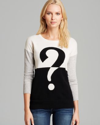 Autumn Cashmere Sweater - Question Mark Cashmere | Bloomingdale's