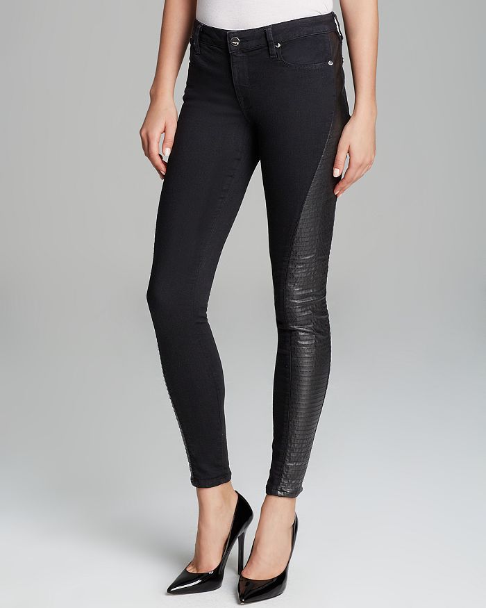 GENETIC Jeans - Phoenix Side Quilted Panel Skinny in Divine ...