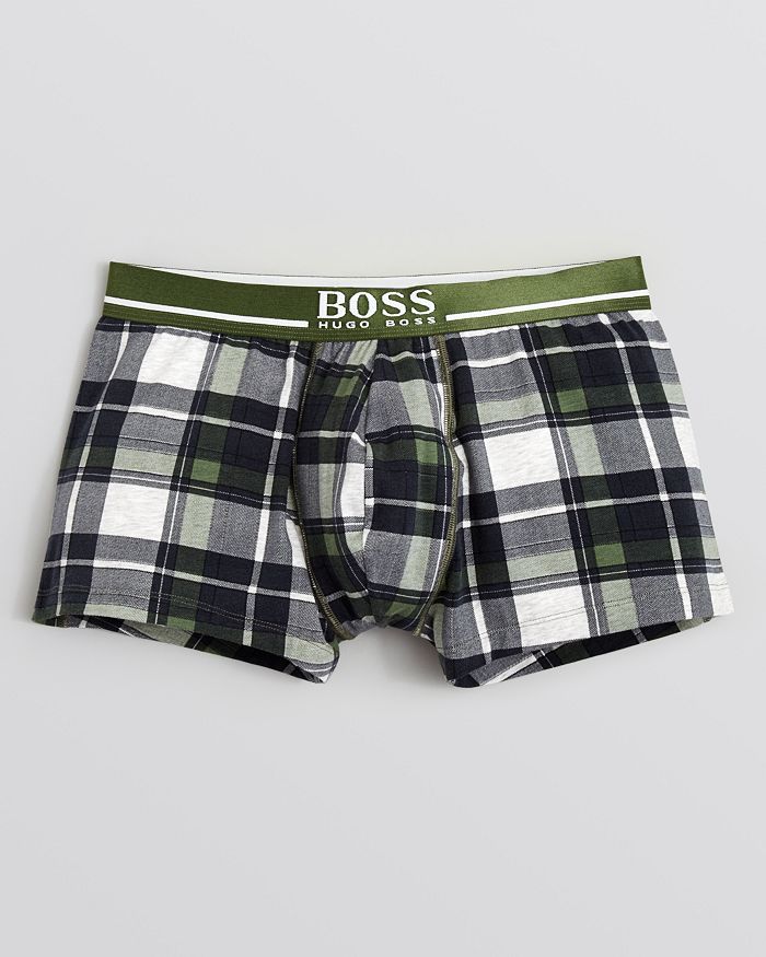 BOSS BOSS Plaid Boxer Briefs | Bloomingdale's