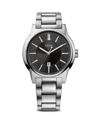BOSS Hugo Boss BOSS BLACK Stainless Steel Watch, 44mm | Bloomingdale's