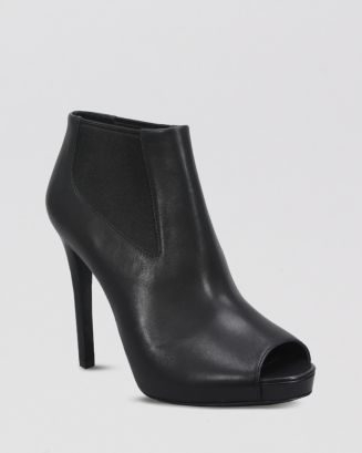 Ash Peep Toe Platform Booties - Amber High-Heel | Bloomingdale's