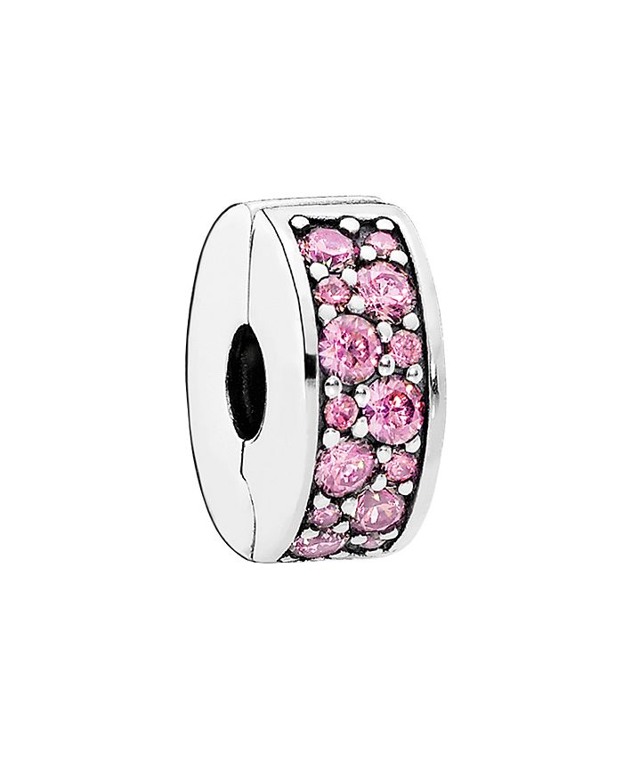 Pandora Clip - Sterling Silver & Cubic Zirconia Shining Elegance ...