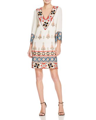 Alice and Olivia Alice + Olivia Ray Embellished Tunic Dress ...