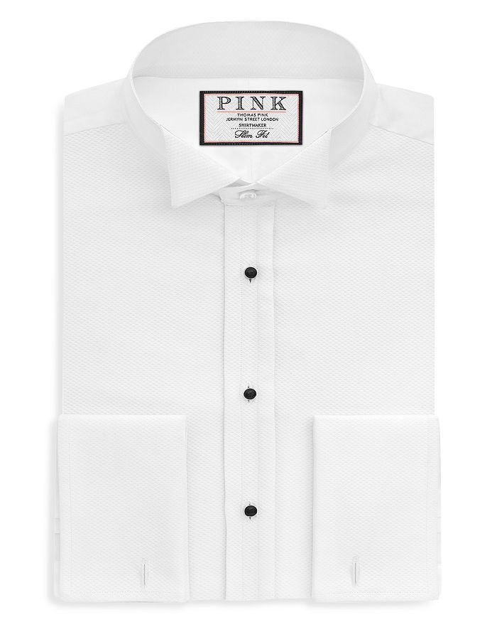 Thomas Pink Marcella Wing Evening Regular Fit French Cuff Dress Shirt ...