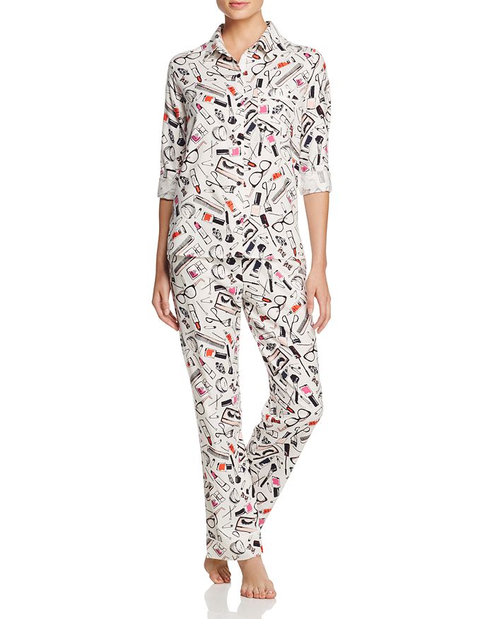 kate spade new york Flannel PJ Set | Bloomingdale's