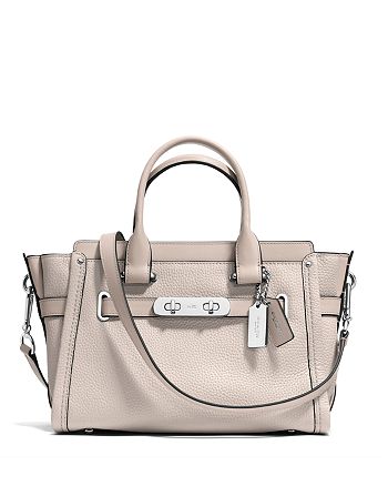 COACH Swagger 27 in Pebble Leather | Bloomingdale's