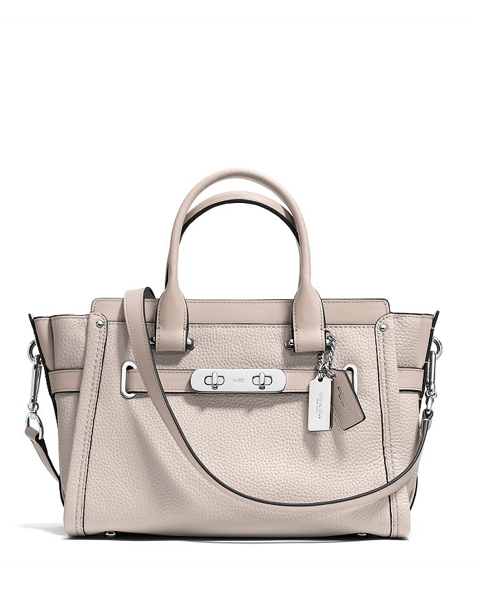 COACH Swagger 27 in Pebble Leather | Bloomingdale's