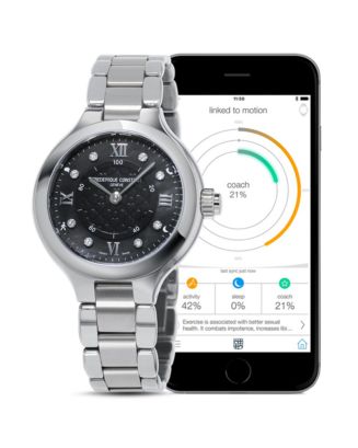 Frederique Constant Horological Smartwatch with Diamonds, 34mm ...