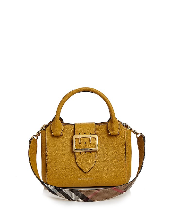 Burberry Buckle Small Leather Satchel | Bloomingdale's