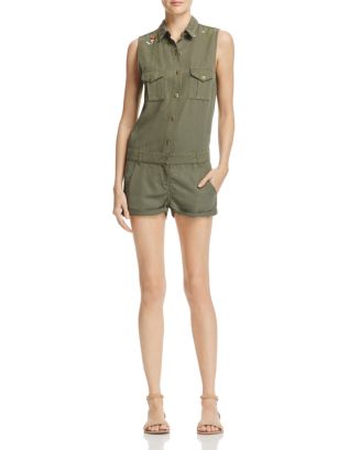 The Kooples Embroidered Romper | Bloomingdale's