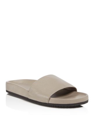Vince Women's Gavin Leather Pool Slide Sandals | Bloomingdale's