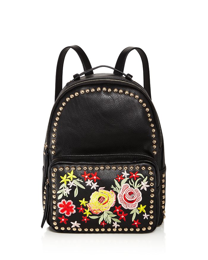 Sunset & Spring Floral-Embroidered Studded Backpack - 100% Exclusive ...