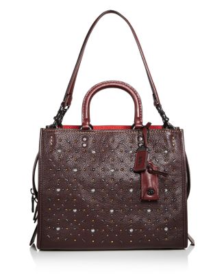 COACH Prairie Rivets Rogue Satchel | Bloomingdale's