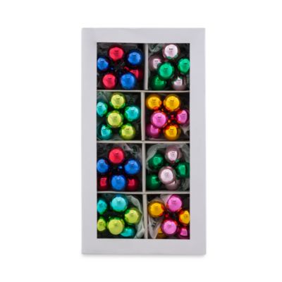 Christopher Radko Christmas Confetti Clusters, Set of 8 | Bloomingdale's